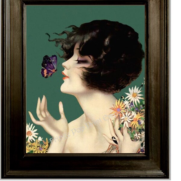 Pin up Girl Print - Etsy