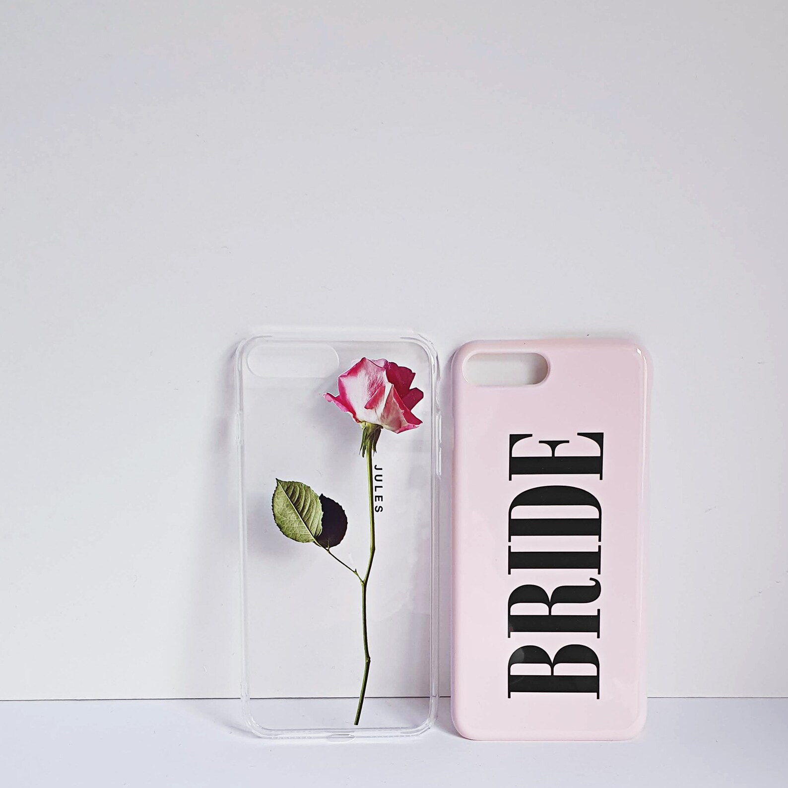 Dusty Pink Bridal Wedding Day Phone Case Brides Phone Case - Etsy
