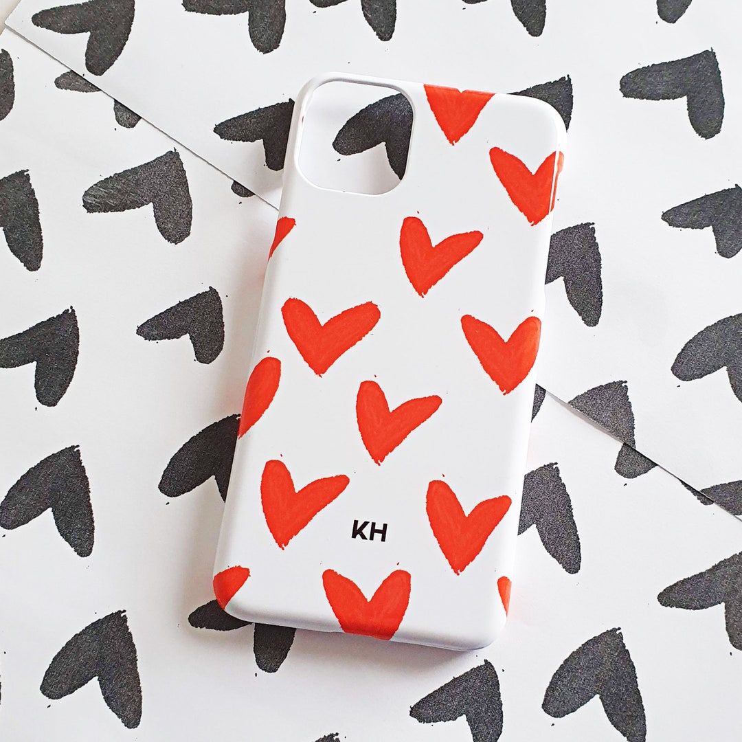 Red Hearts Personalised Phone Case iPhone 13 Pro Case, iPhone 12 Pro ...