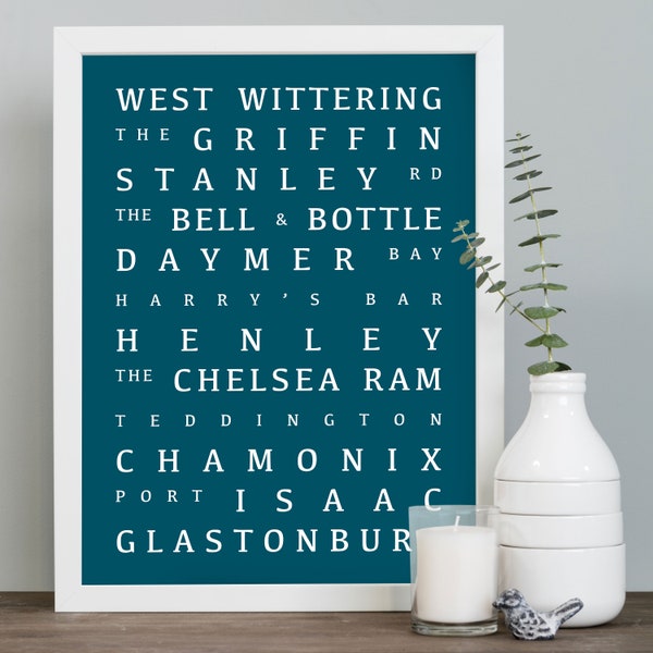 Bus Destination Blind - Etsy UK