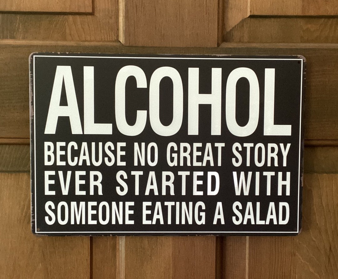 BOGO 50% Off, Bar Sign, Funny Alcohol Wall Art Decor, 8x12 Tin Sign ...