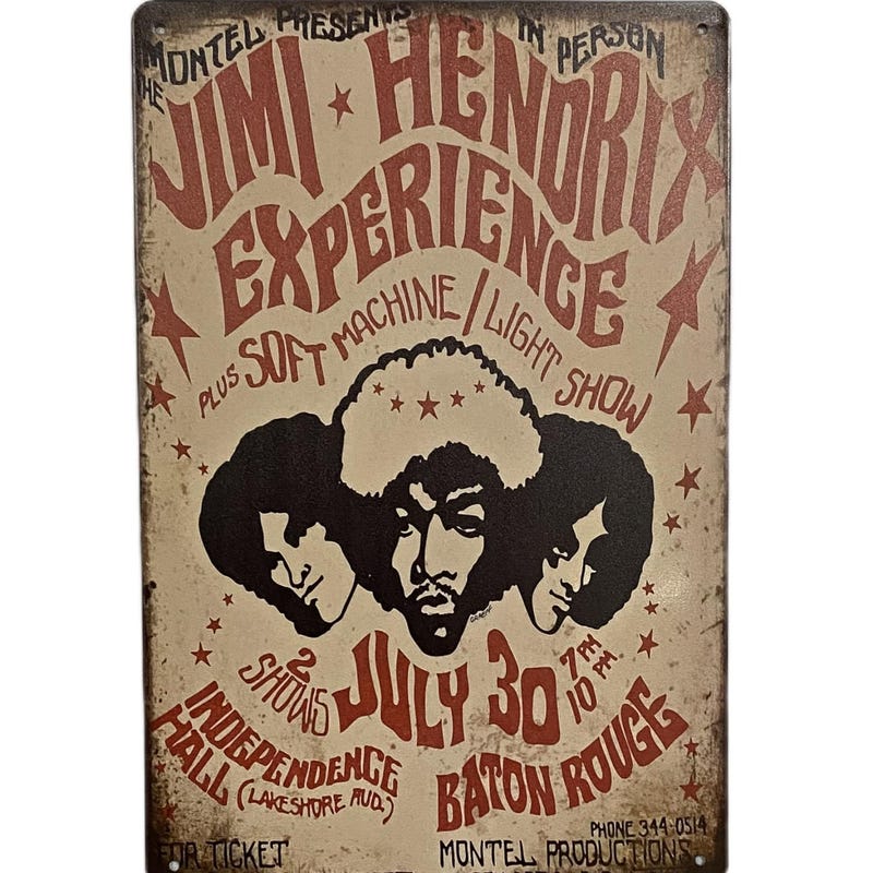 Jimi Hendrix Poster - Etsy