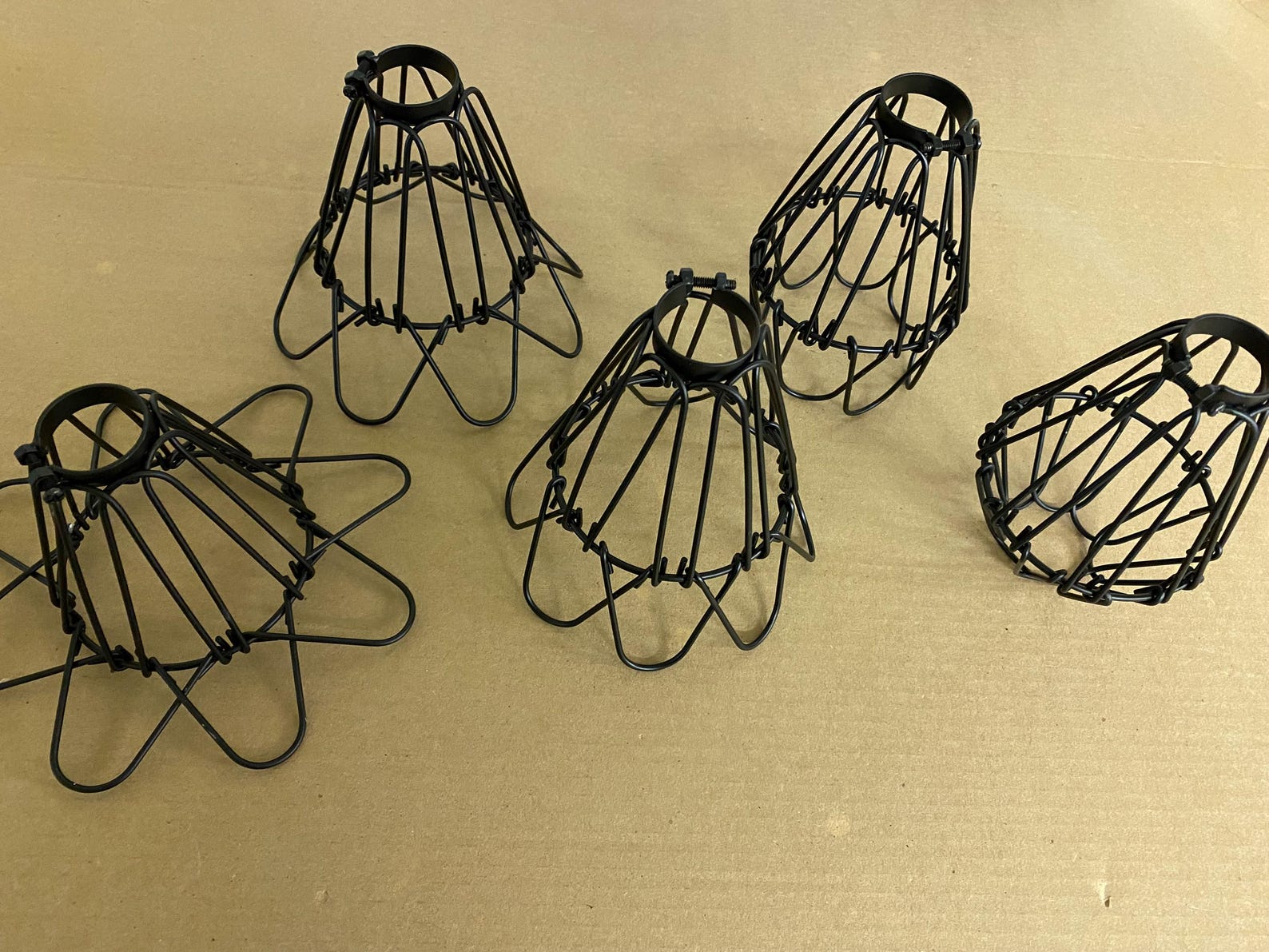 5pk Metal Flowering Cage - Vintage Style Wire Cage Guard for Your ...