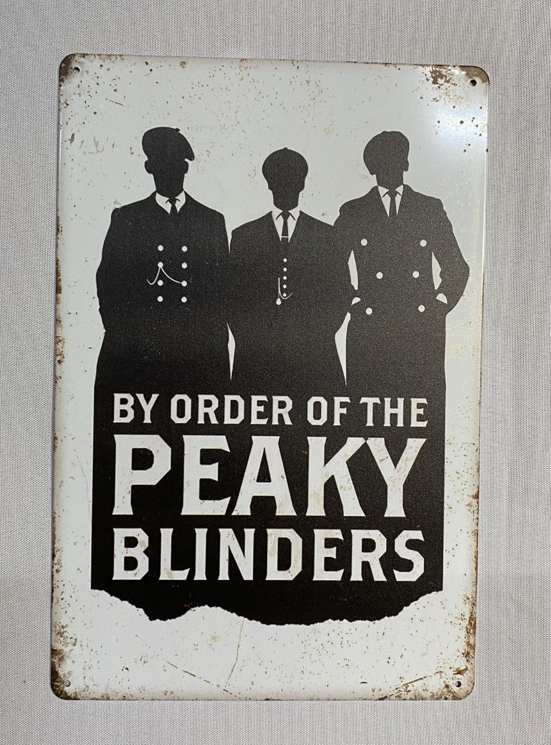 BOGO 50% Off, Peaky Blinders Retro Tin Sign – by Order of the Peaky ...