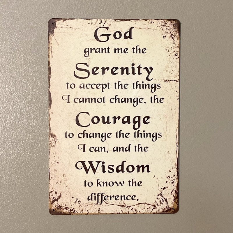 Serenity Sign - Etsy