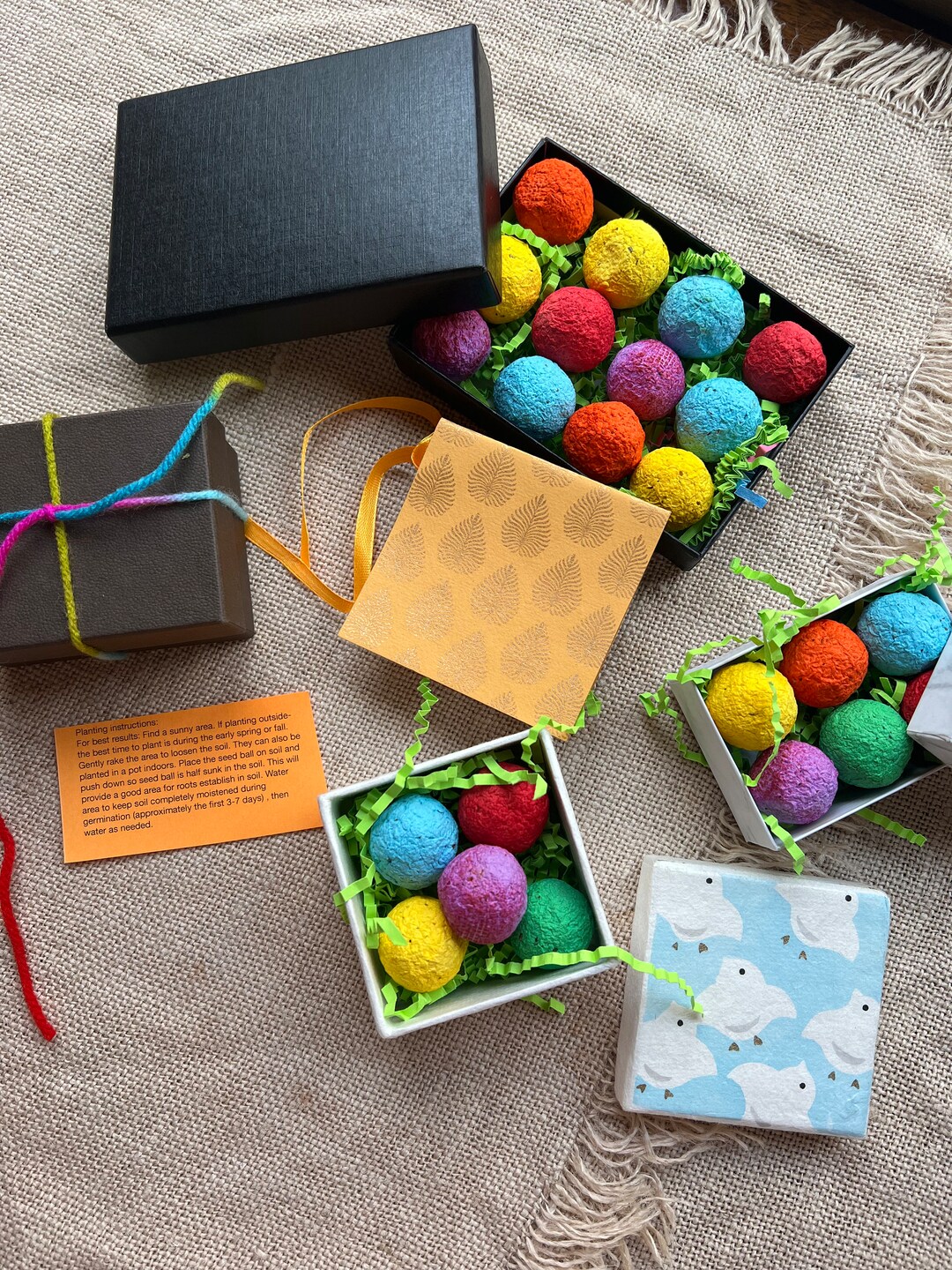 Handmade, Wildflower Seed Balls, Seed Balls, Colorful Seeds, Seeds for ...