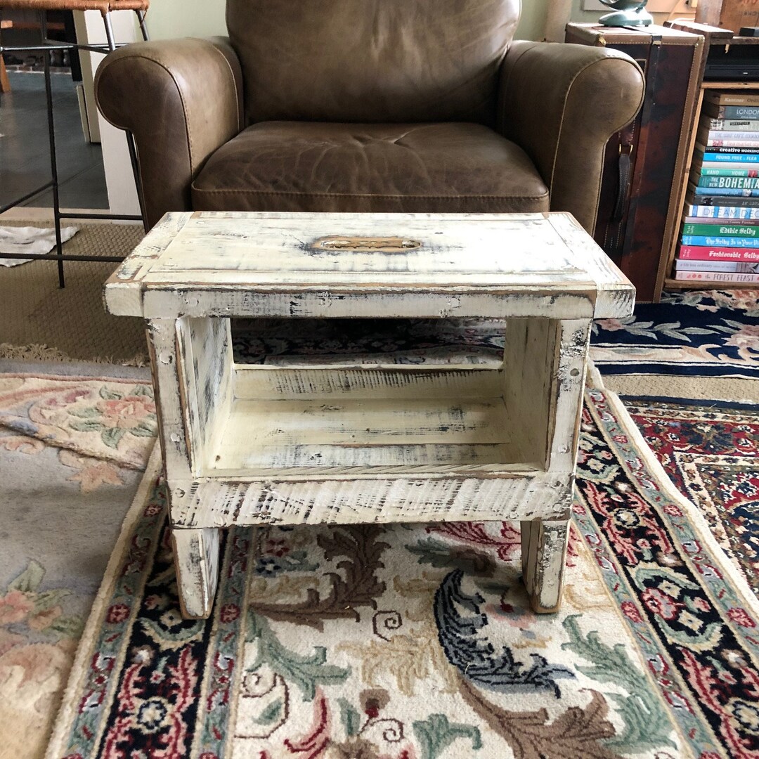 Rustic Bench, Shelf Bench, Country Bench, Mudroom Bench, Distressed Bench, Shabby Chic Bench ...