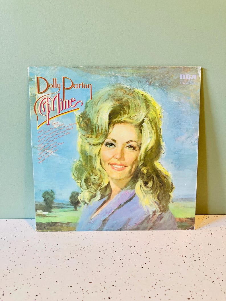 Dolly Parton Vintage Vinyl MINE Record 1973 - Etsy