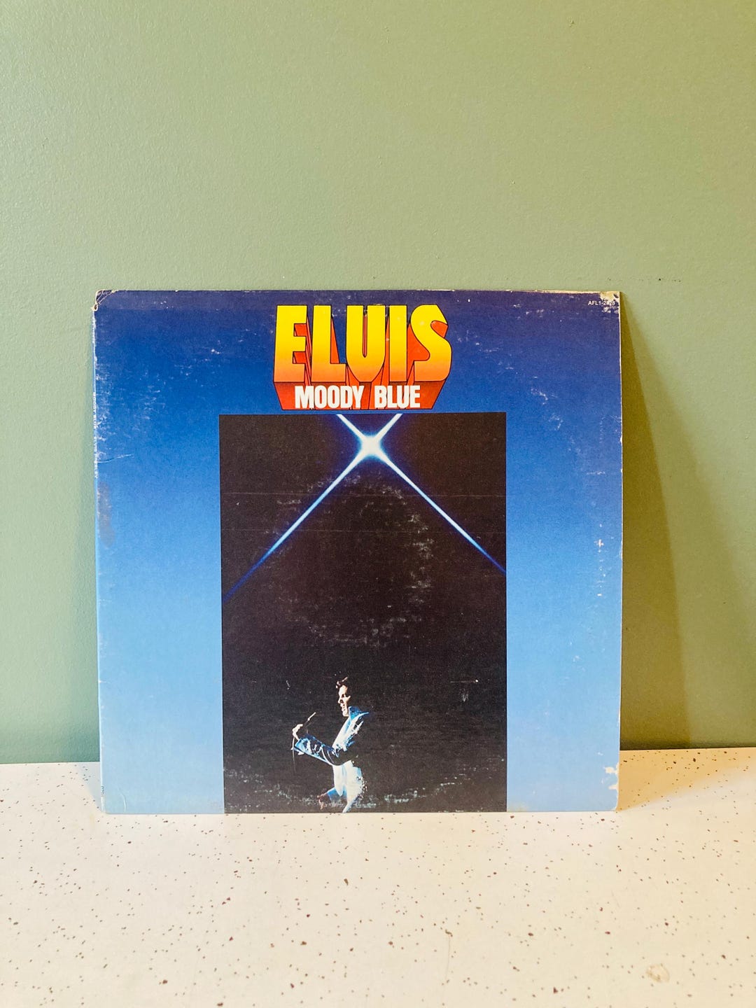 ELVIS PRESLEY - Vintage Vinyl - Moody Blue - Blue Vinyl Record - 1977 ...