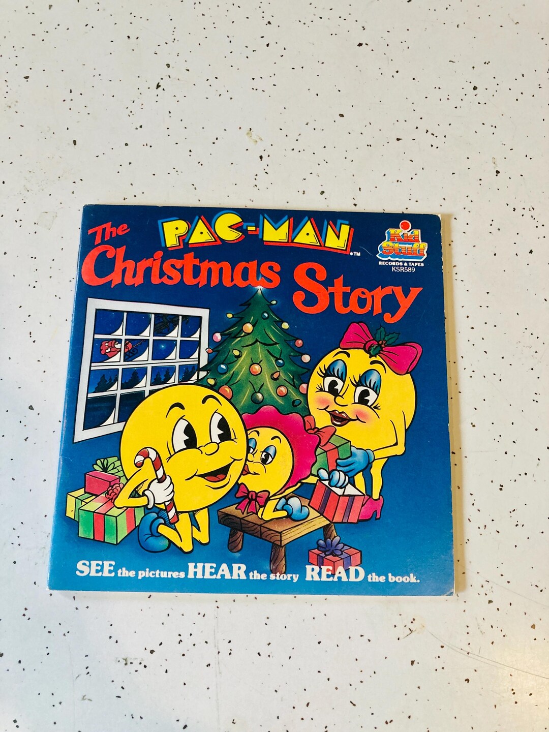 PAC MAN - Vintage Vinyl - Pac Man the Christmas Story - Read Along ...