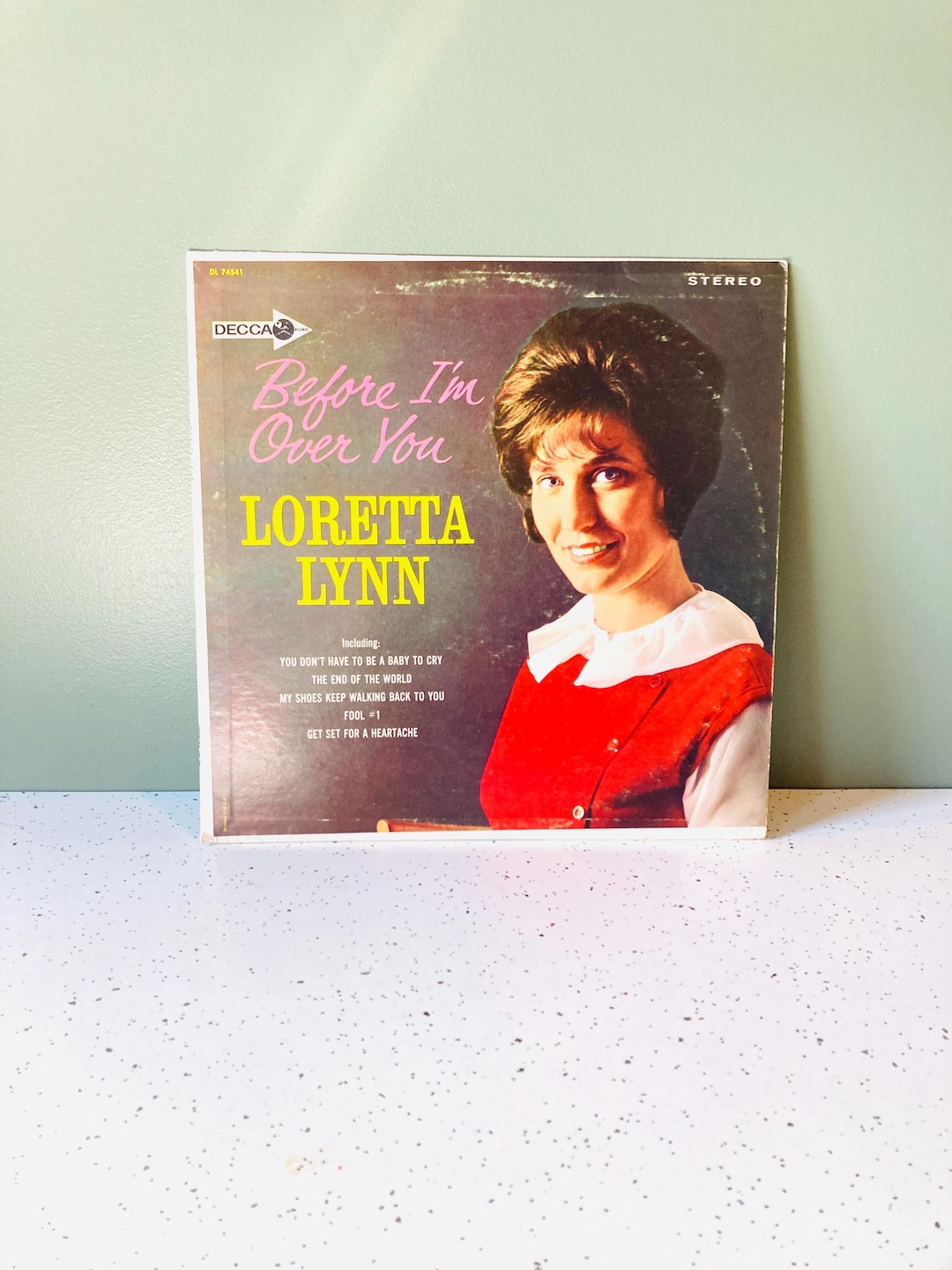 Loretta Lynn - Vintage Vinyl - Before I’m Over You Record - 1964 - Etsy