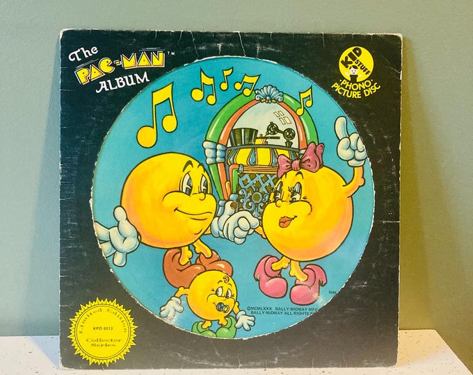 PAC MAN - Vintage Vinyl - Pac Man Album - Picture Disc Record - 1980 - Etsy