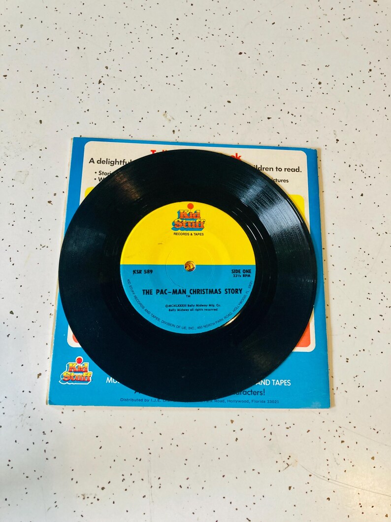 PAC MAN - Vintage Vinyl - Pac Man the Christmas Story - Read Along ...