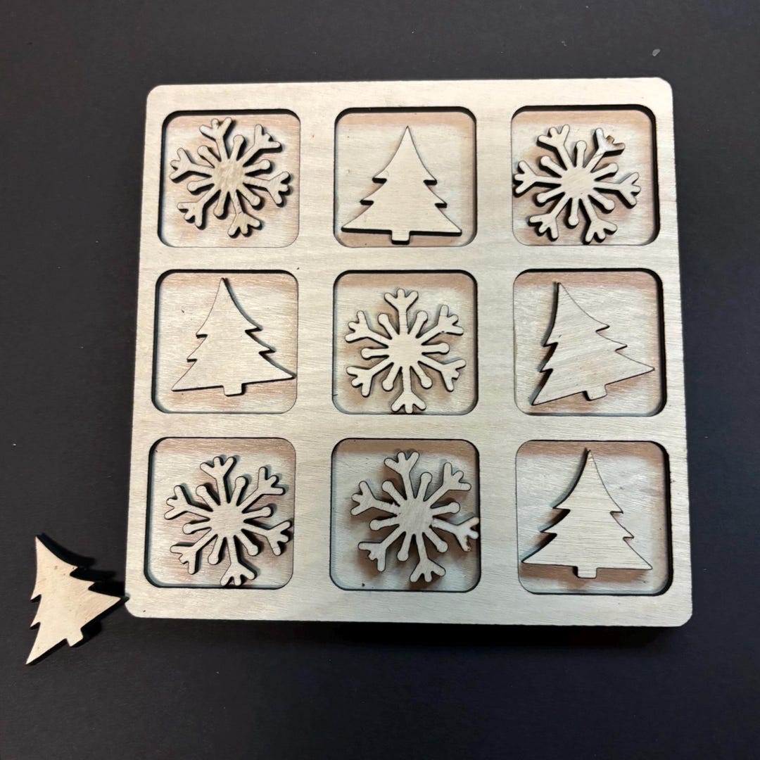 Winter Wonderland Printable Tic-tac-toe Board - Etsy