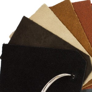 Earth Tone Chap Suede | Rough Cut by Square Foot | Cowhide Leather - Etsy