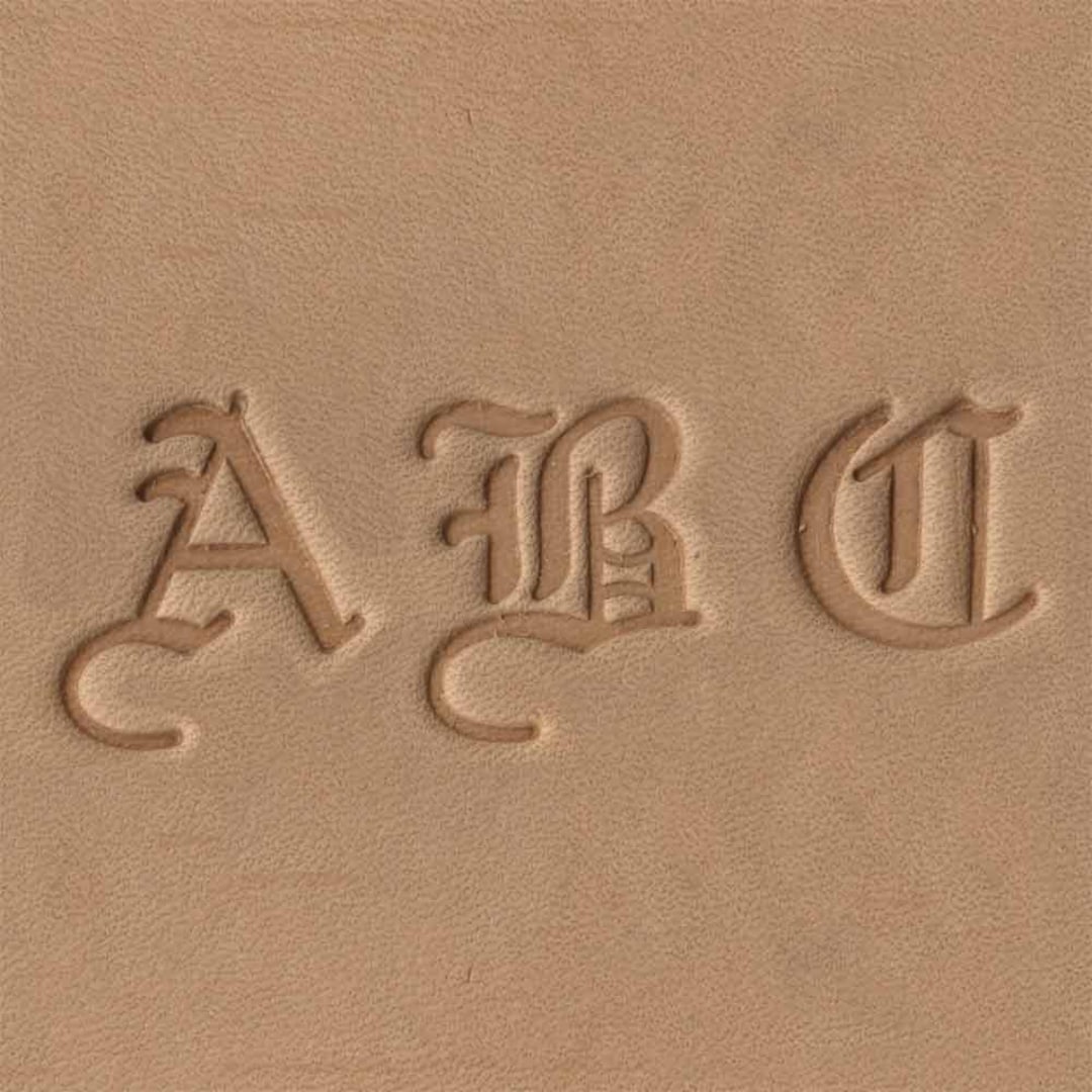 3/4" Old English Alphabet Leather Stamp Set | Springfield Leather ...