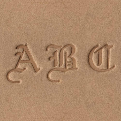 3/4 19mm Script Font Alphabet Leather Stamp Set - Etsy