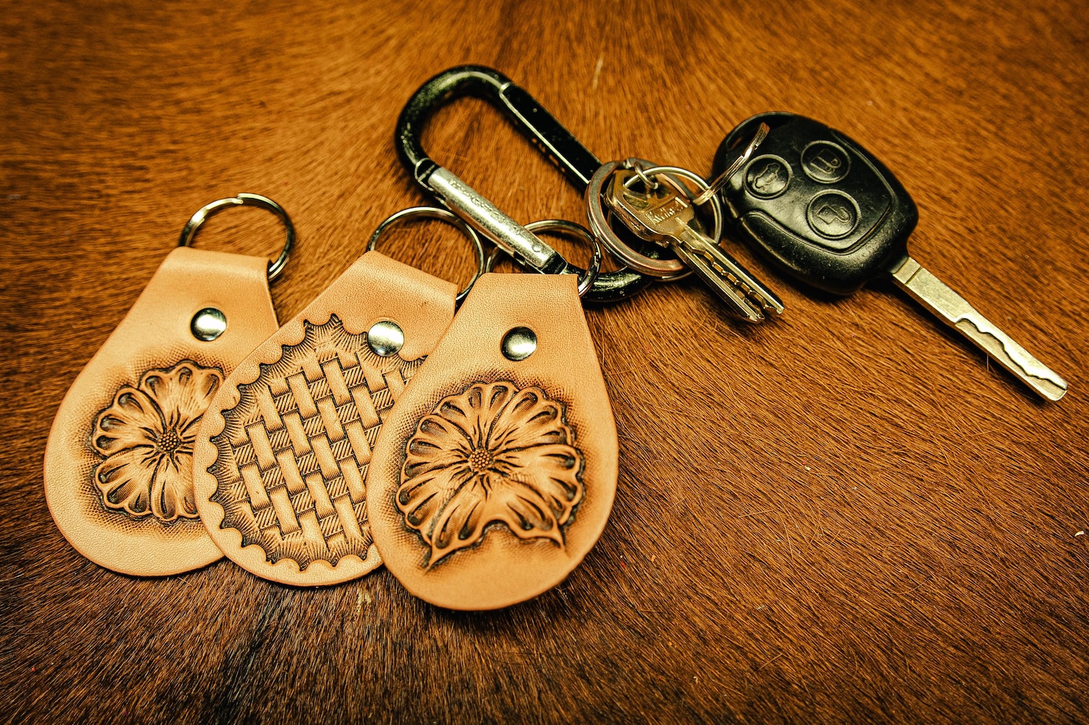 DIY Leather Key Fob Kit – Easy Craft Project for Camps & Classes - Etsy
