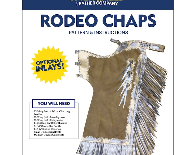 Custom Fit Leather Chaps Pattern Instructions - Etsy Canada