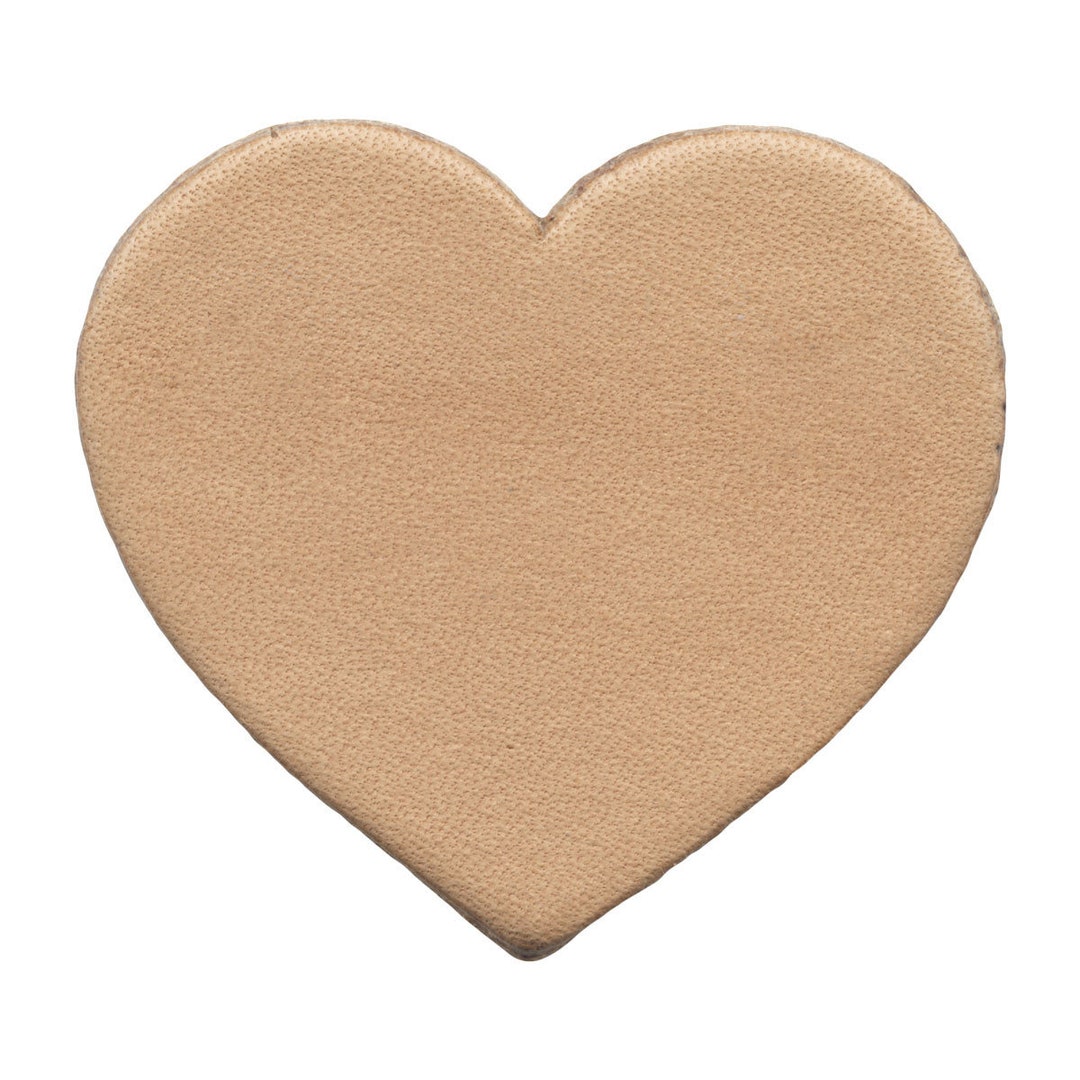 Vegetable Tanned Leather Shape Pack | Leather Heart Shape | Genuine ...