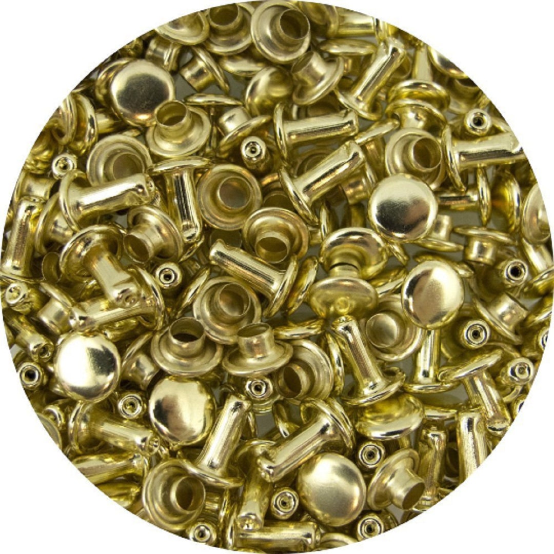 Large Double Capped Rivets - 100 Pack - Multiple Finishes - Etsy