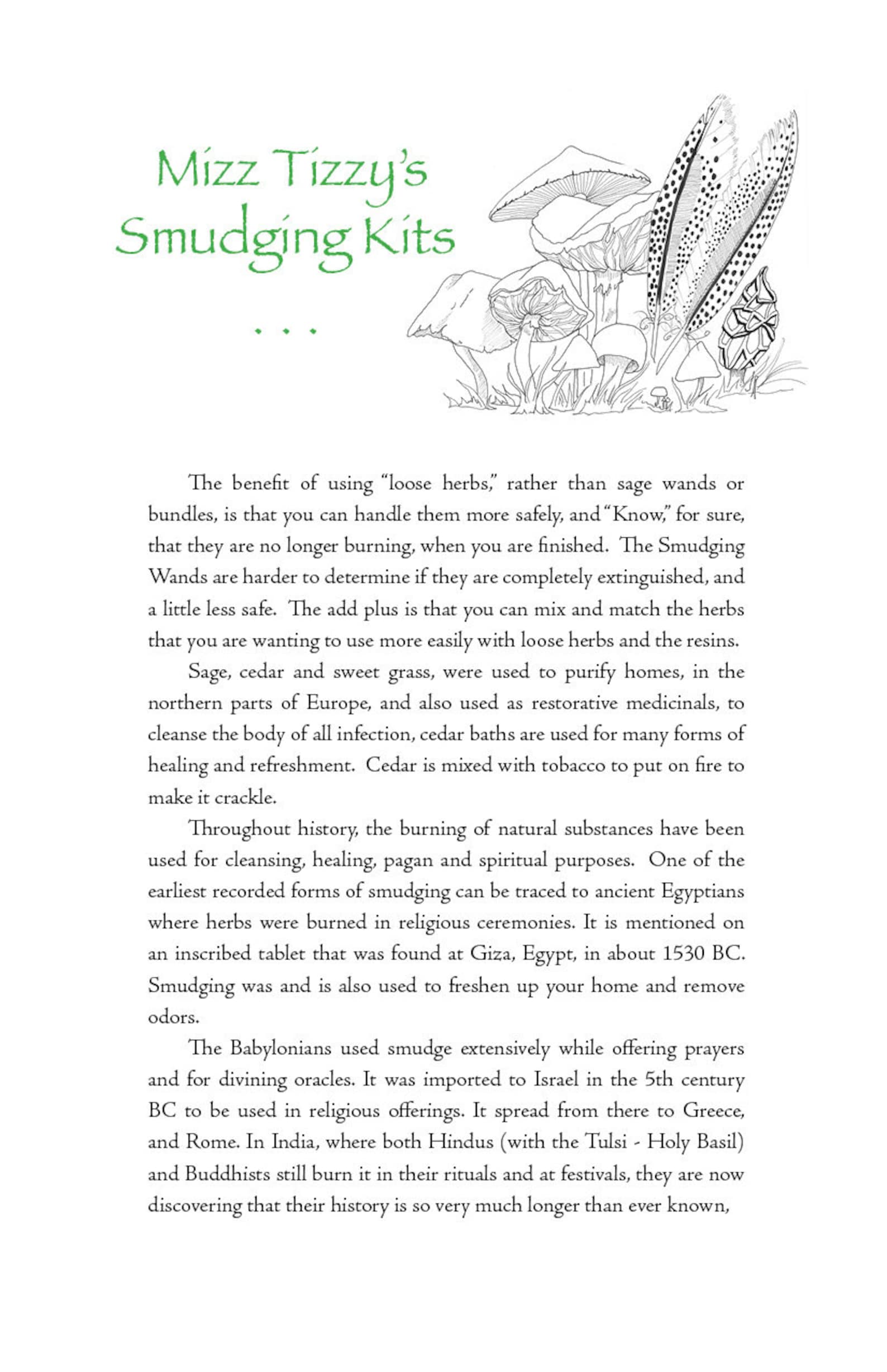 Extra Spirits Smudging Sage Fan - - Etsy