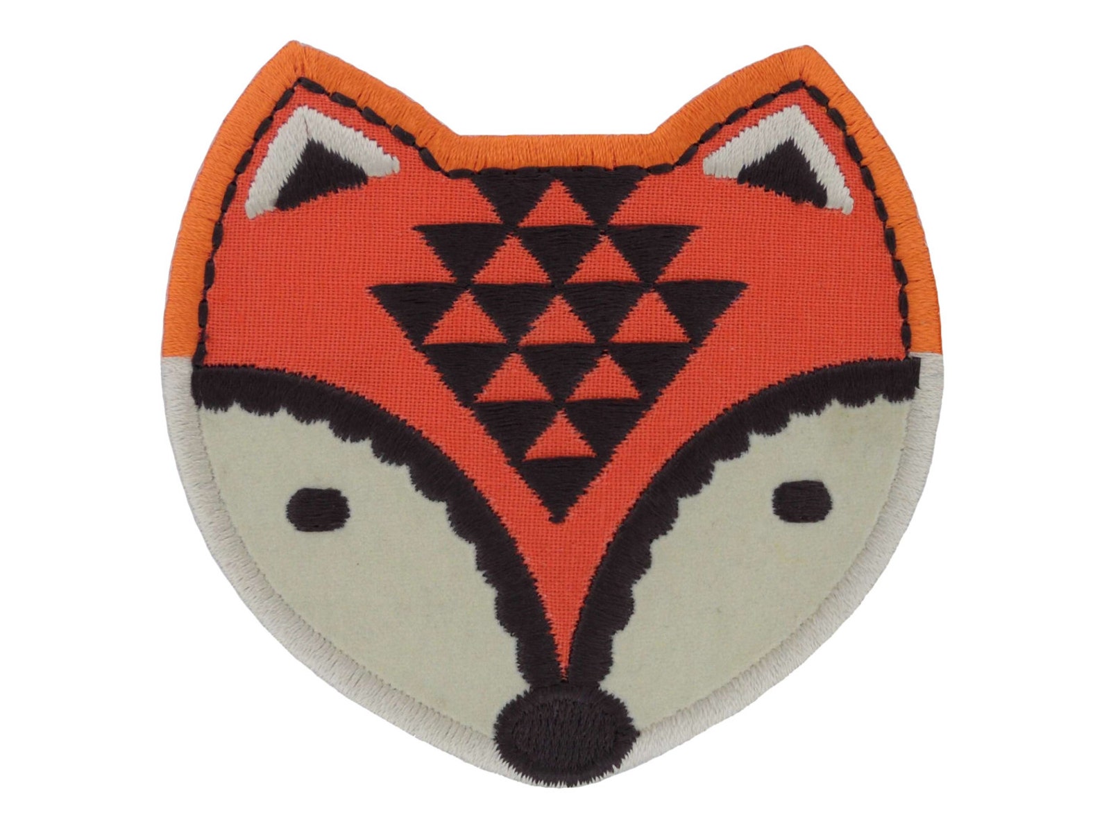 Iron on Patch Woodland Fox Applique - Embroidered Patch - Etsy