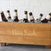 BEER TROUGH, Awesome Gift for Men, Personalized Wood Beer Chiller ...