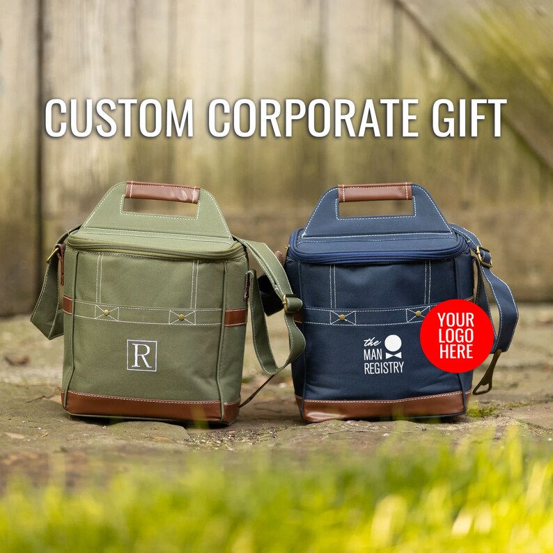 Corporate Gifts Custom Company Logo Cooler Christmas Gift - Etsy