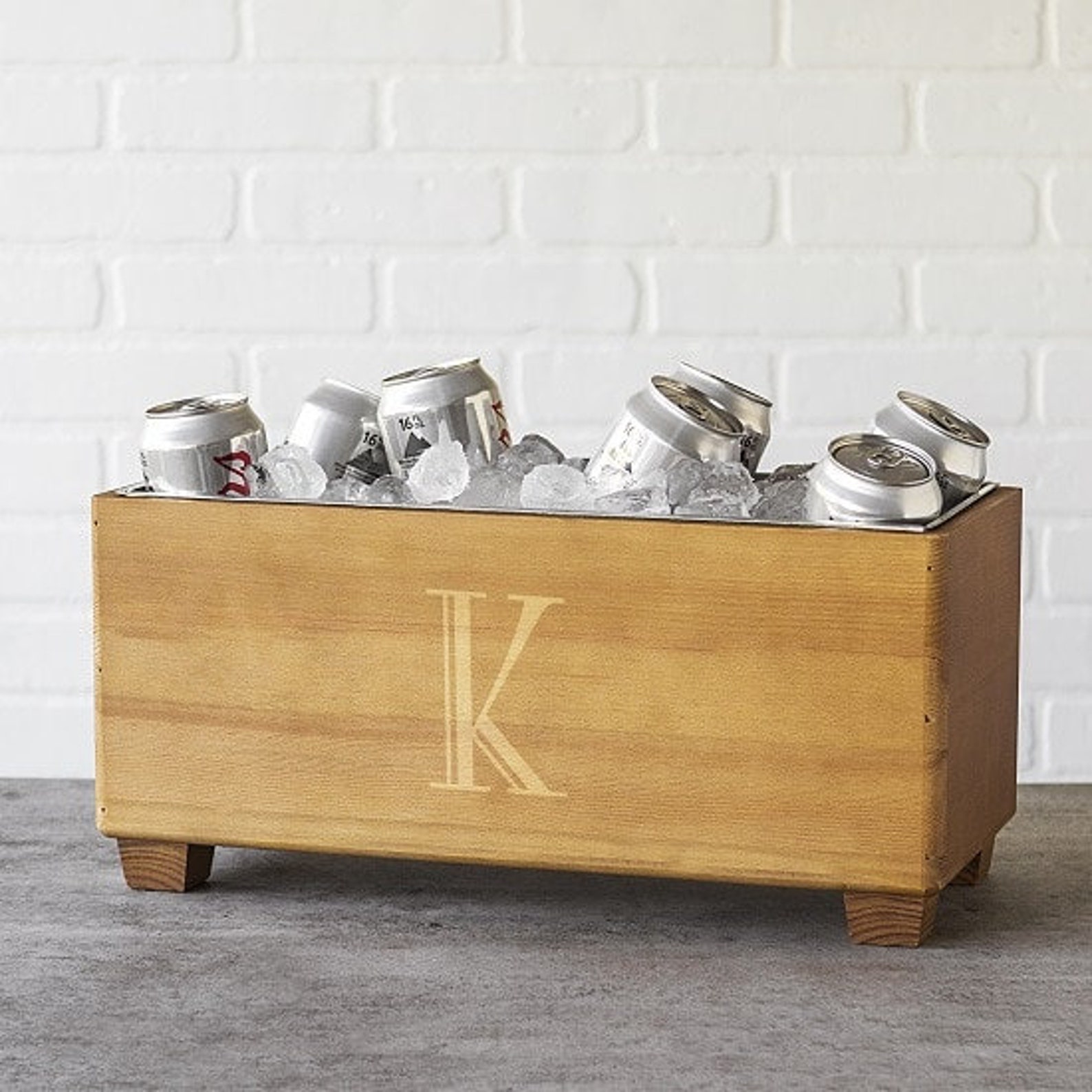 Personalized Wooden Wine Trough Engraved Beverage Cooler - Etsy