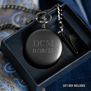 Pocket Watch Exposed Gears, Personalized Pocket Watches, Groomsmen ...