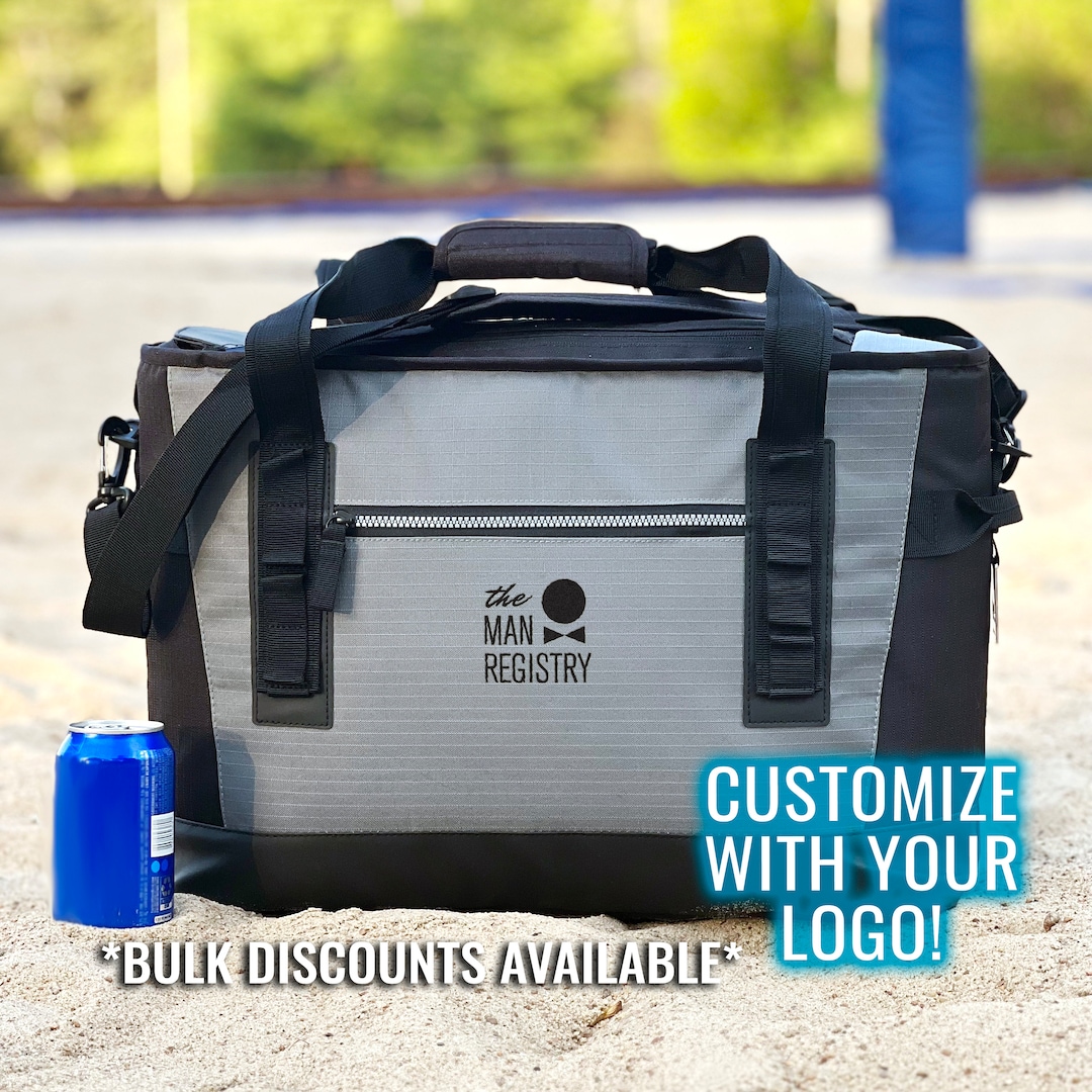 Custom Cooler Bag Embroidered Company Logo, Unique Personalized Tote Coolers, Best 2024 Employee ...