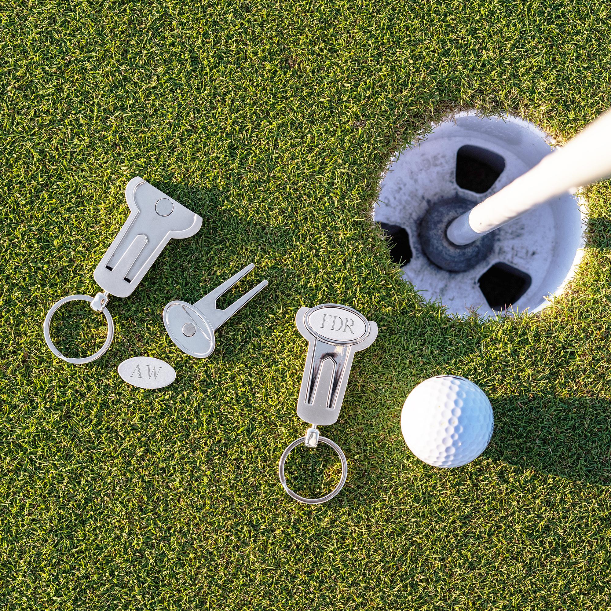 Personalized Golf Gift Set, Golf Towel With Keychain Engraved Ball ...
