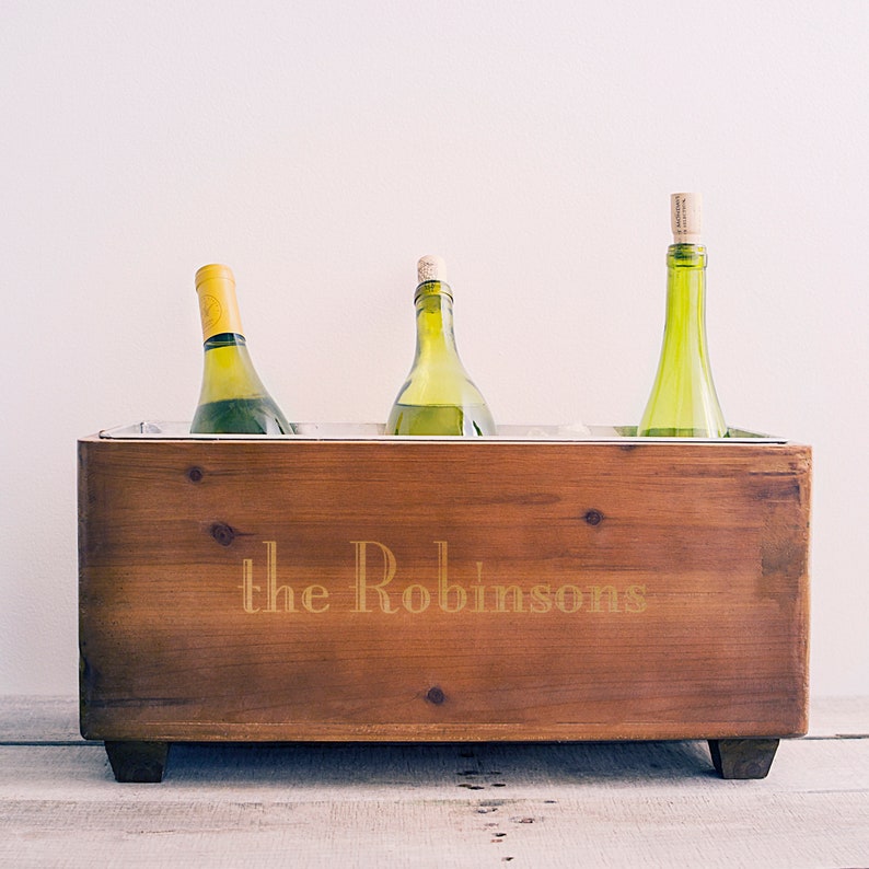 BEER TROUGH Awesome Gift for Men Personalized Wood Beer - Etsy