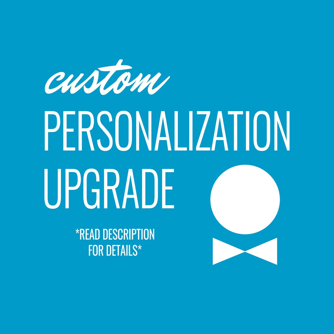 Custom Personalization Upgrade BNBL Logo - Etsy