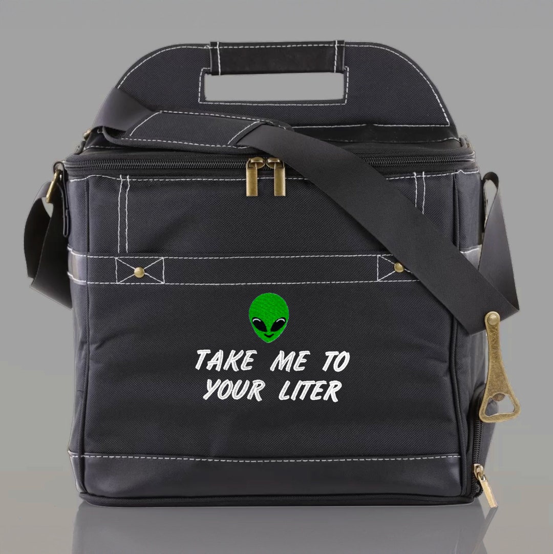 Alien Cooler UFO Gift Take Me to Your Liter Cooler Funny - Etsy