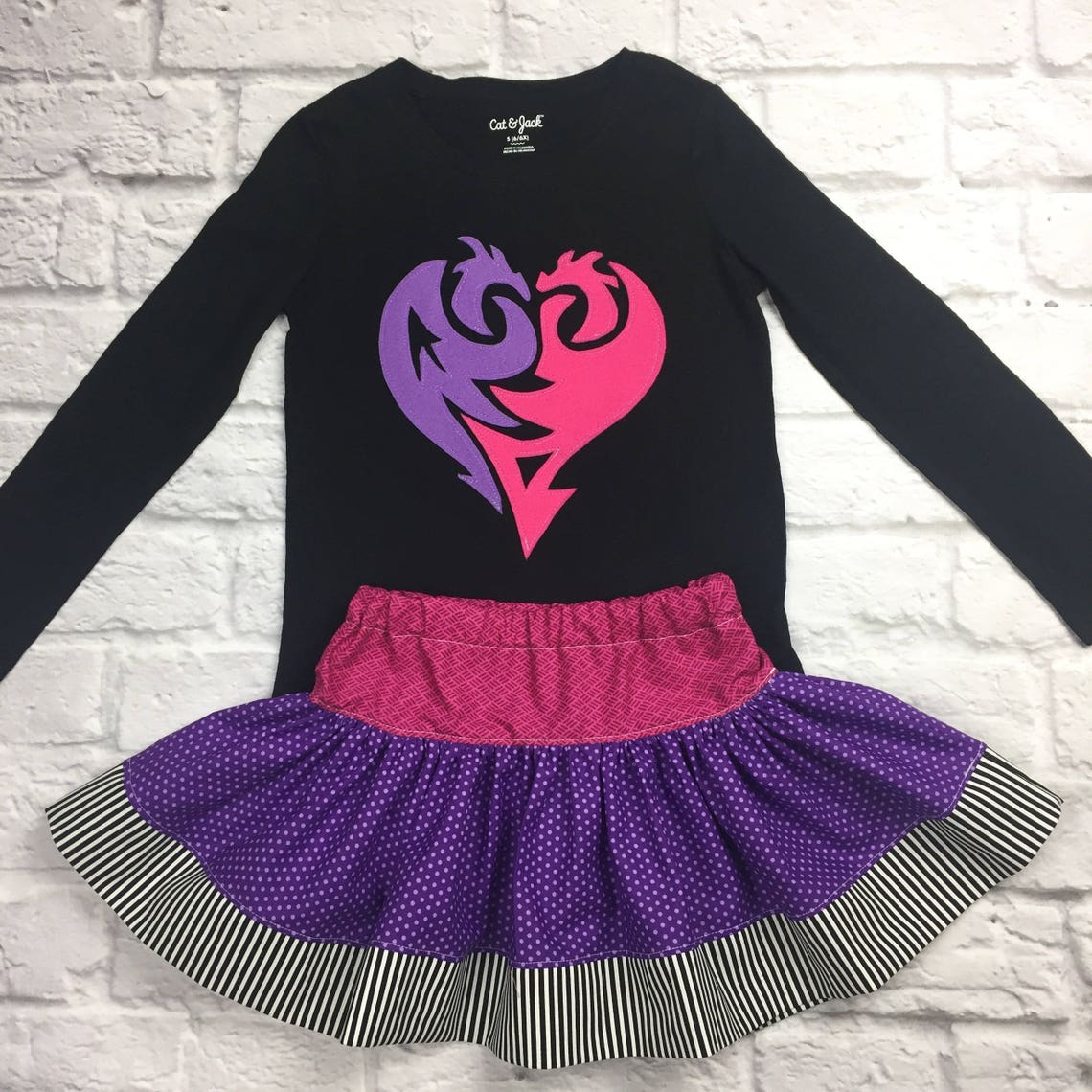 Mal Inspired Birthday Party Outfit | Etsy