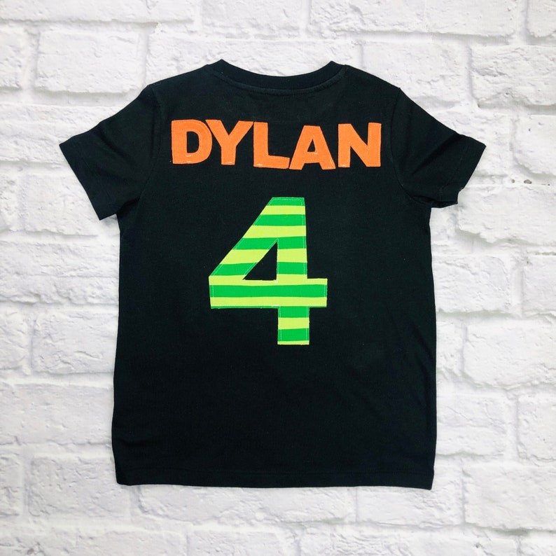 Punch Out Birthday Shirt With Age - Etsy