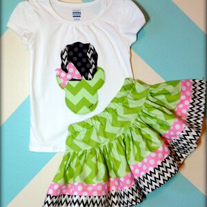 MINNIE MOUSE Orange and Black Halloween Set | Etsy