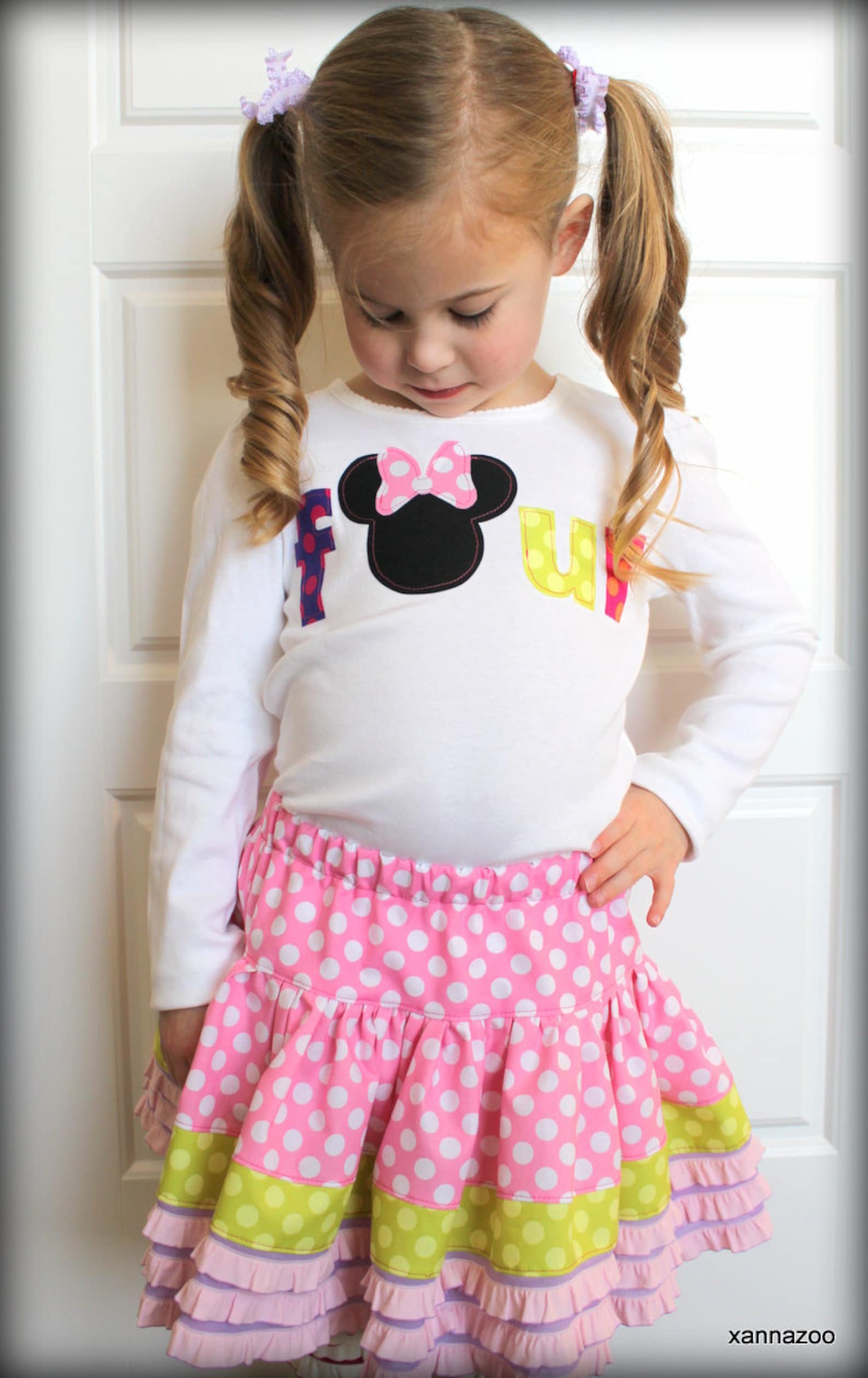 Rainbow Minnie Mouse Set | Etsy