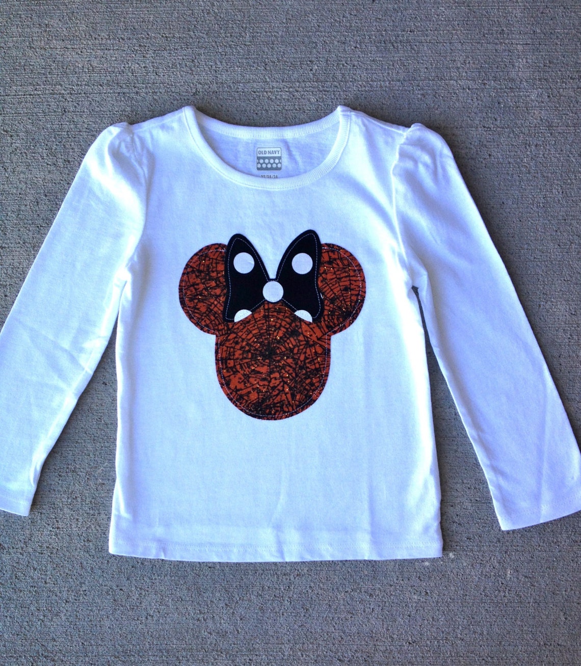 MINNIE MOUSE Orange and Black Halloween Set | Etsy