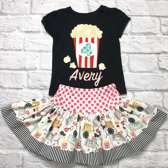 Retro Movie Popcorn Themed Outfit | Etsy