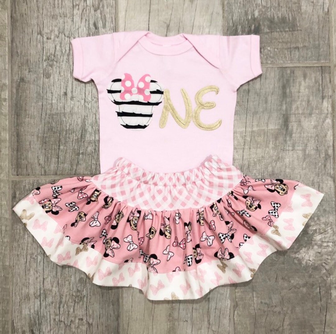 Minnie Mouse Pretty in Pink and Gold Set - Etsy