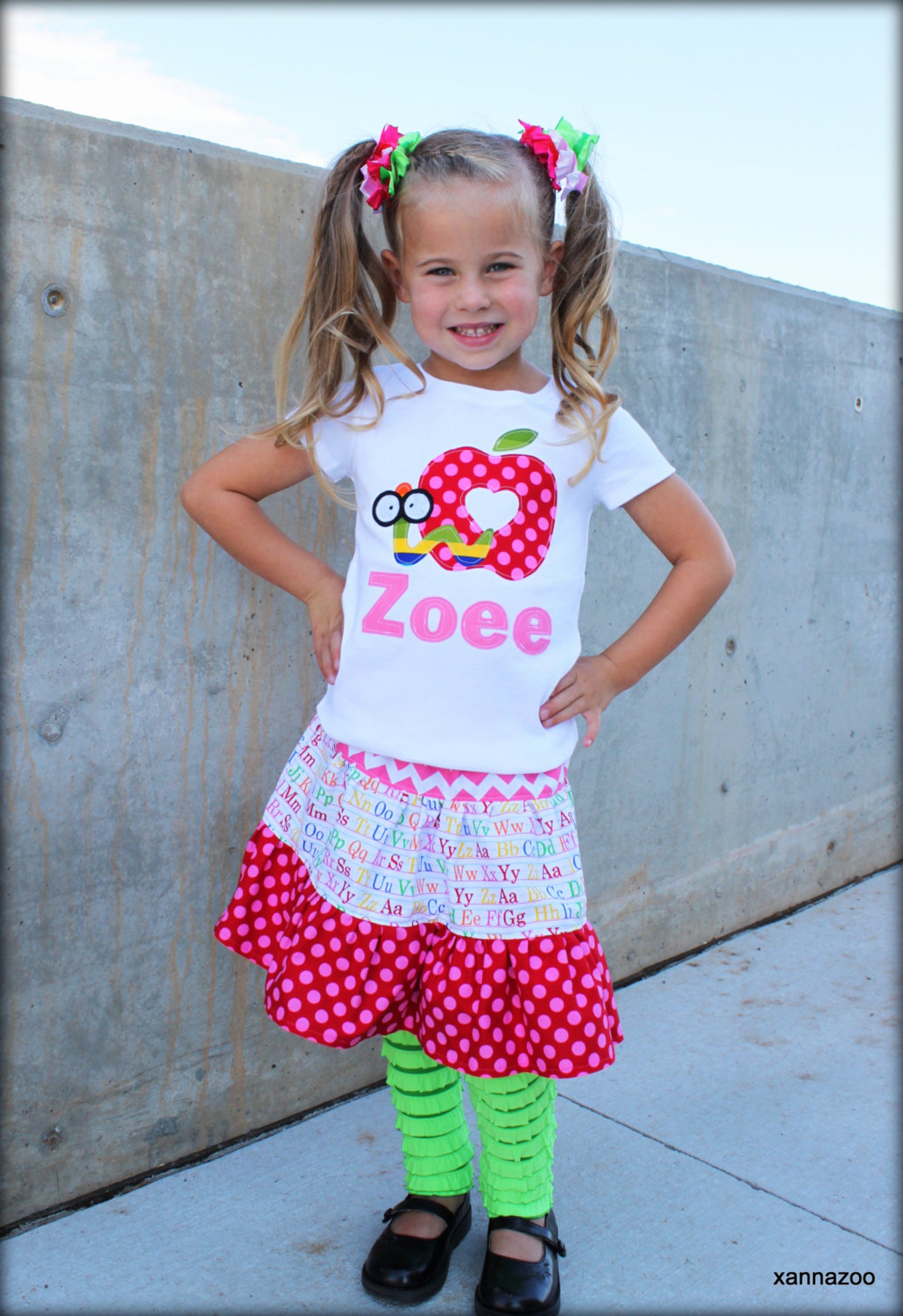 Bookworm Kindergarten Rocks Back to School Outfit - Etsy
