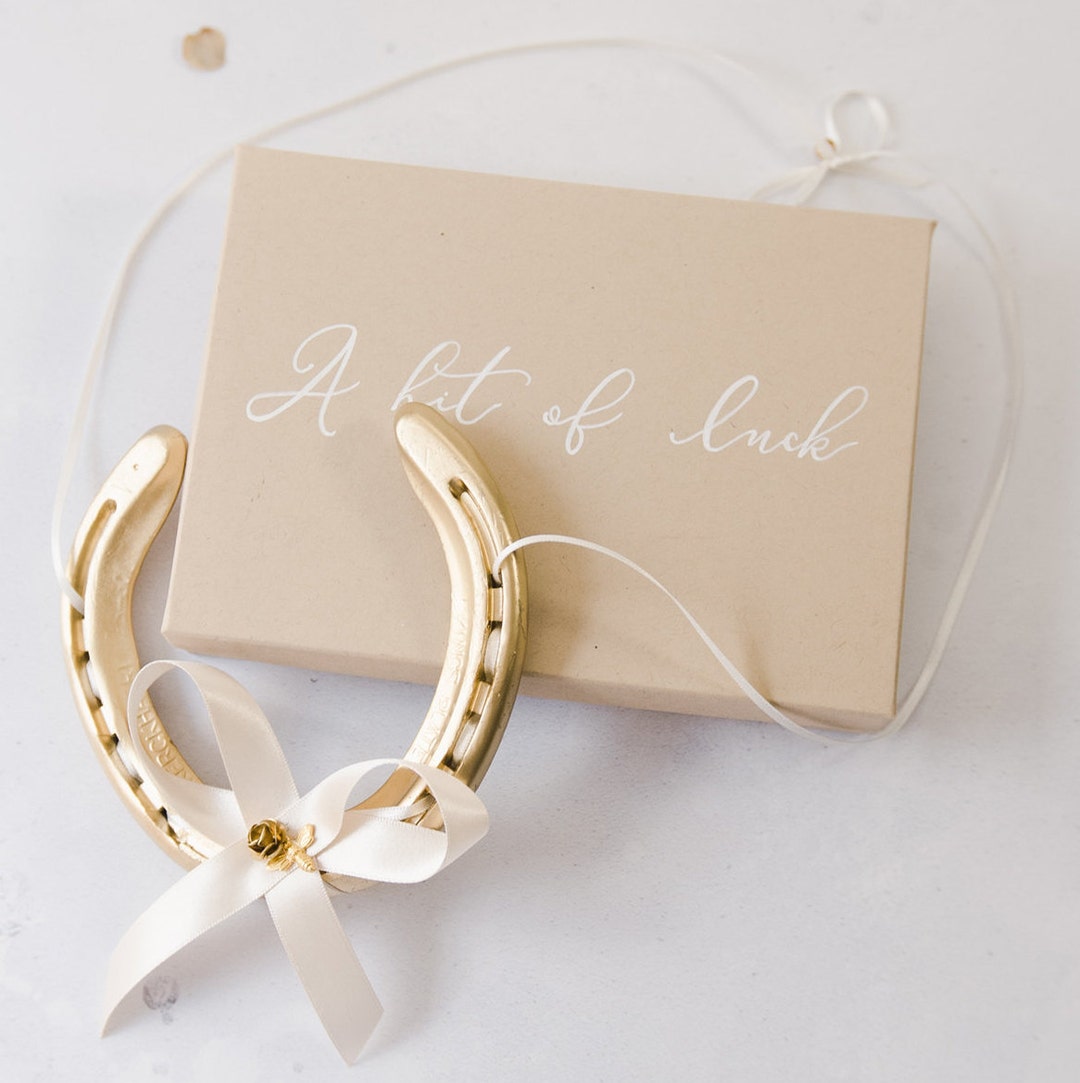 Letterbox Friendly Personalised Gold Bee Real Lucky Wedding - Etsy