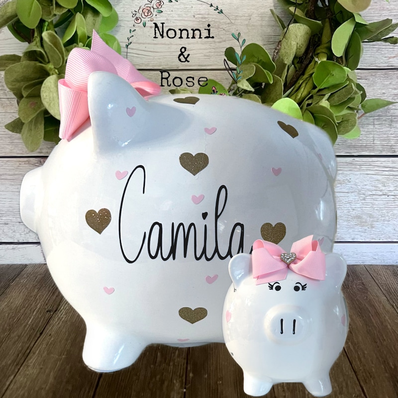 Bunny Piggy Bank - Etsy