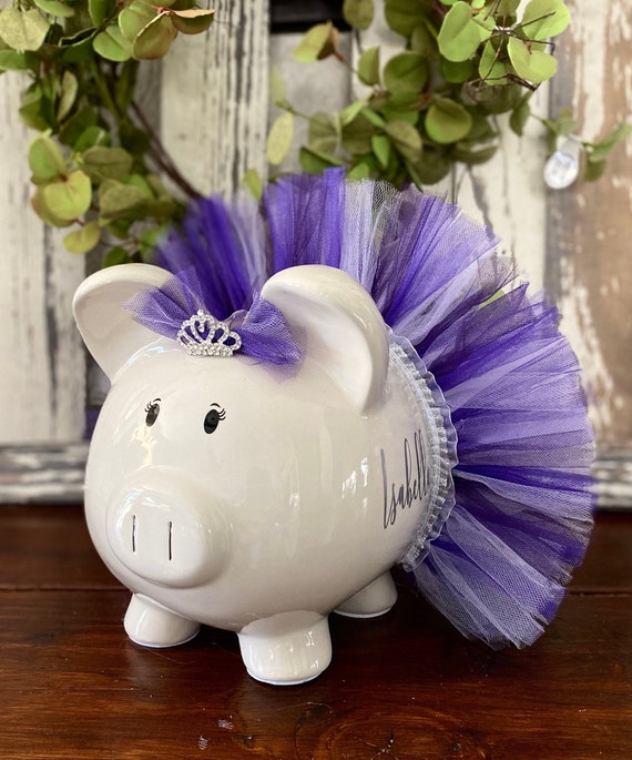 Purple Piggy Bank