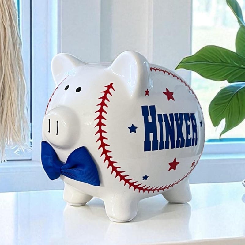Sports Piggy Bank - Etsy