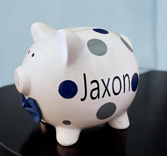 Male piggy bank store