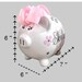 Personalized Large Light Pink Polka Dot Piggy Bank, Piggy Banks for ...